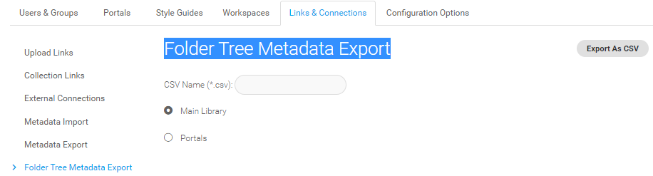 Folder Tree Metadata Download – Help Center - English