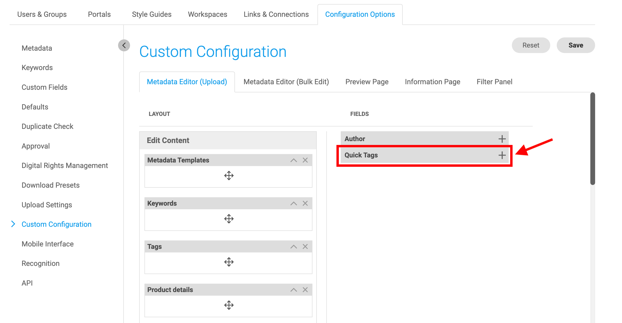 Quick Tags – Help Center - English