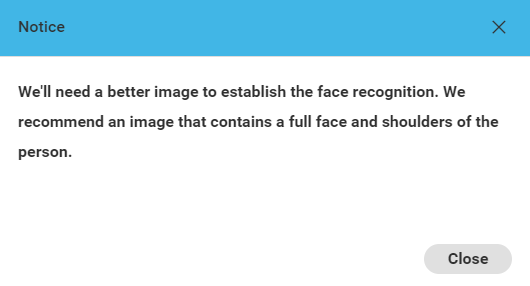 Troubleshoot Facial Recognition – Help Center - English