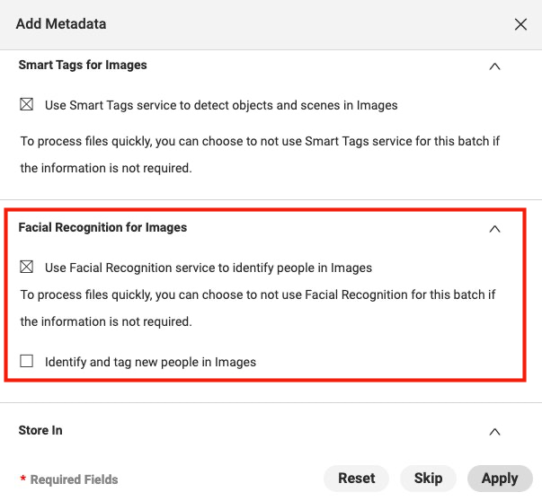 Facial Recognition - Set up and Usage – Help Center - English