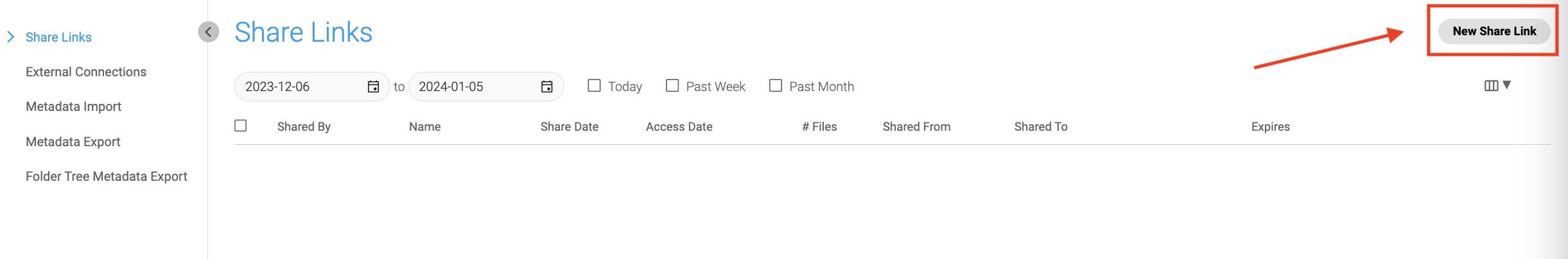 Share Link – Help Center - English