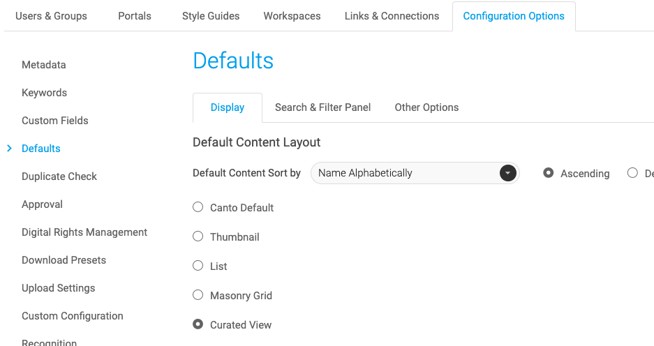 Curated View – Help Center - English