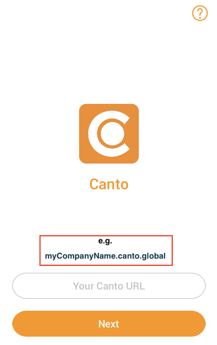 Login to the Canto DAM App – Help Center - English