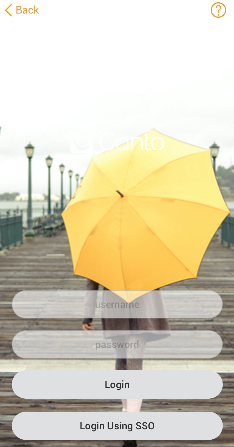 Login to the Canto DAM App – Help Center - English