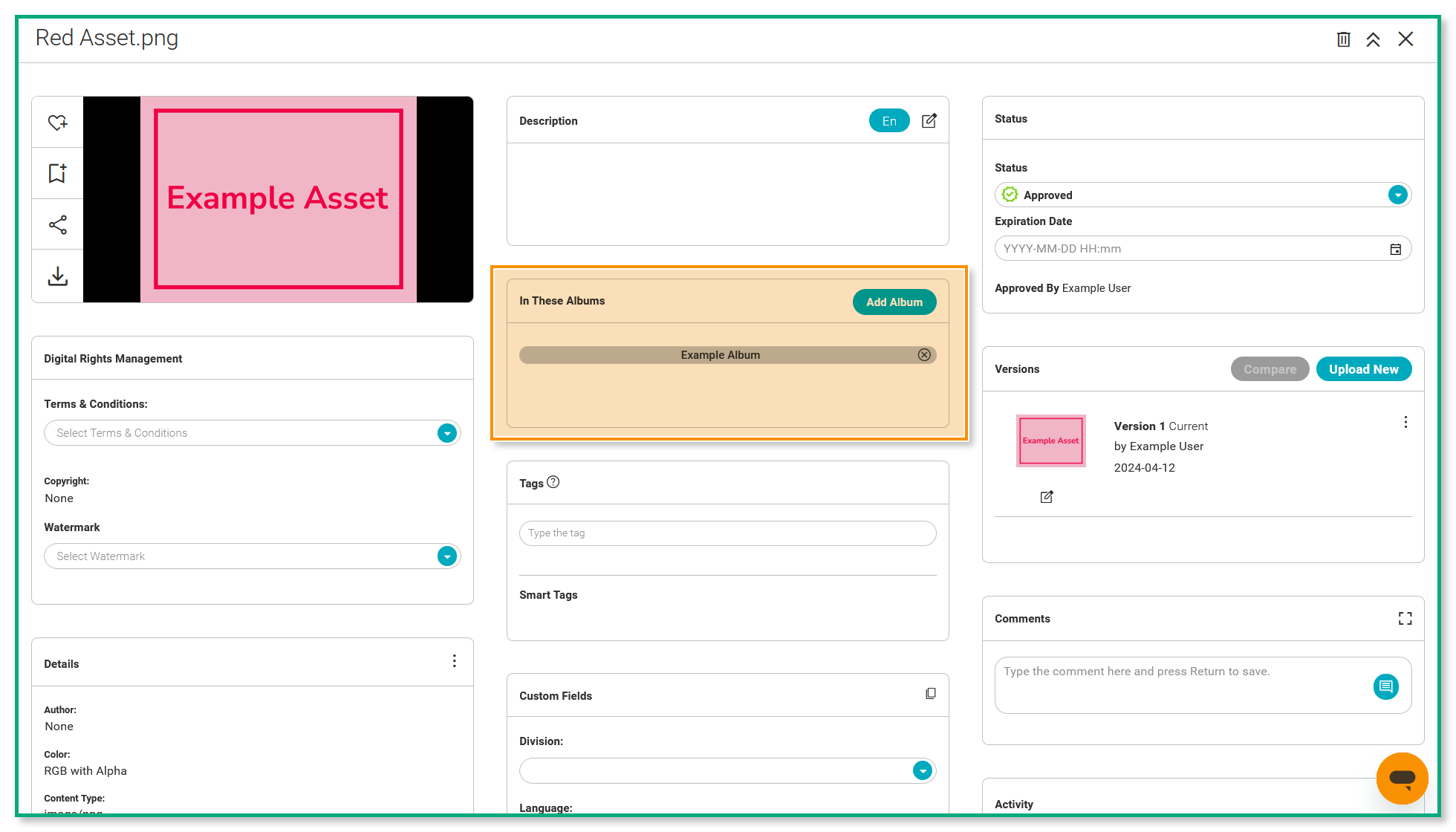 How to: Add assets to an album – Help Center - English