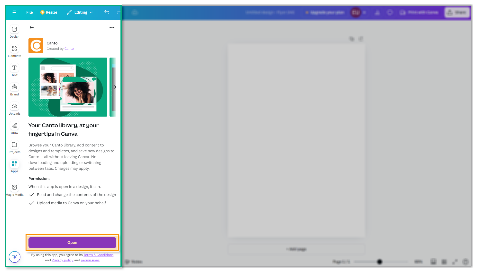 Canva Integration – Help Center - English