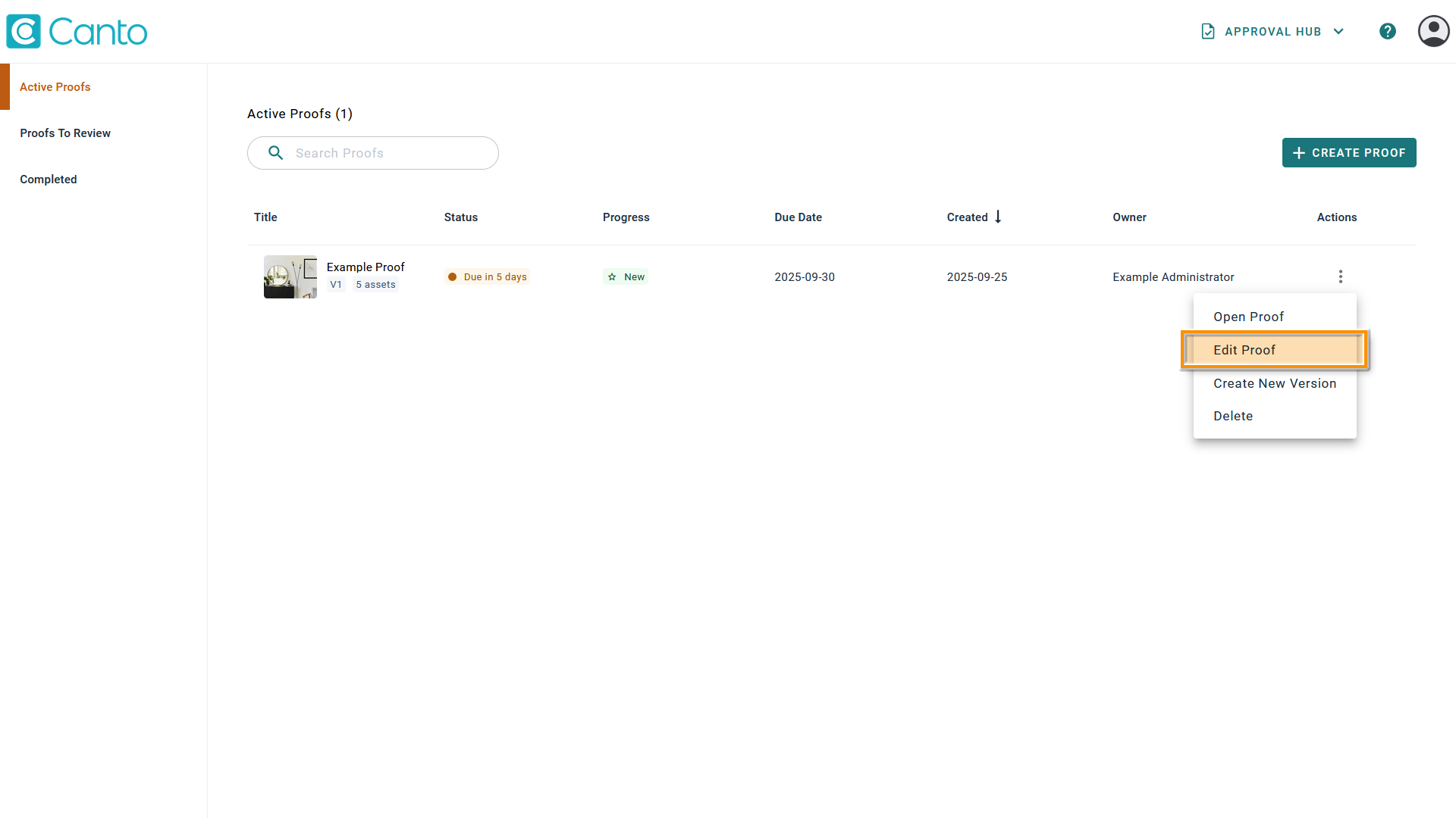 How to: Manage proofs – Help Center - English
